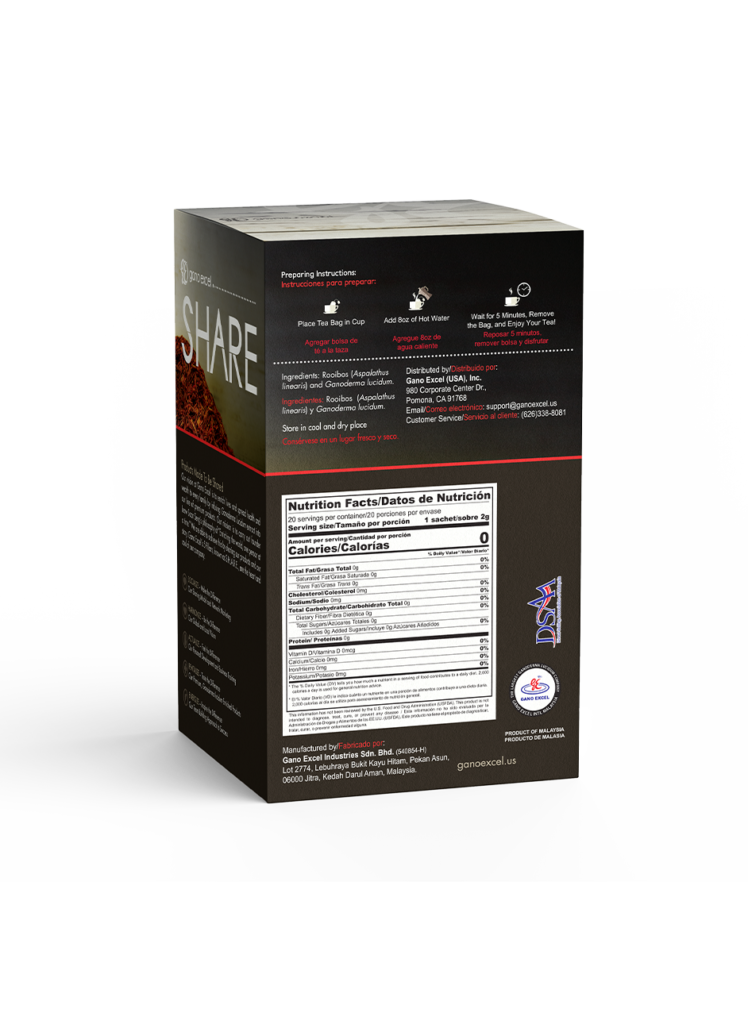 Gano Excel • Mushroom Rooibos Tea – A Natural Way • Wellness Center ...